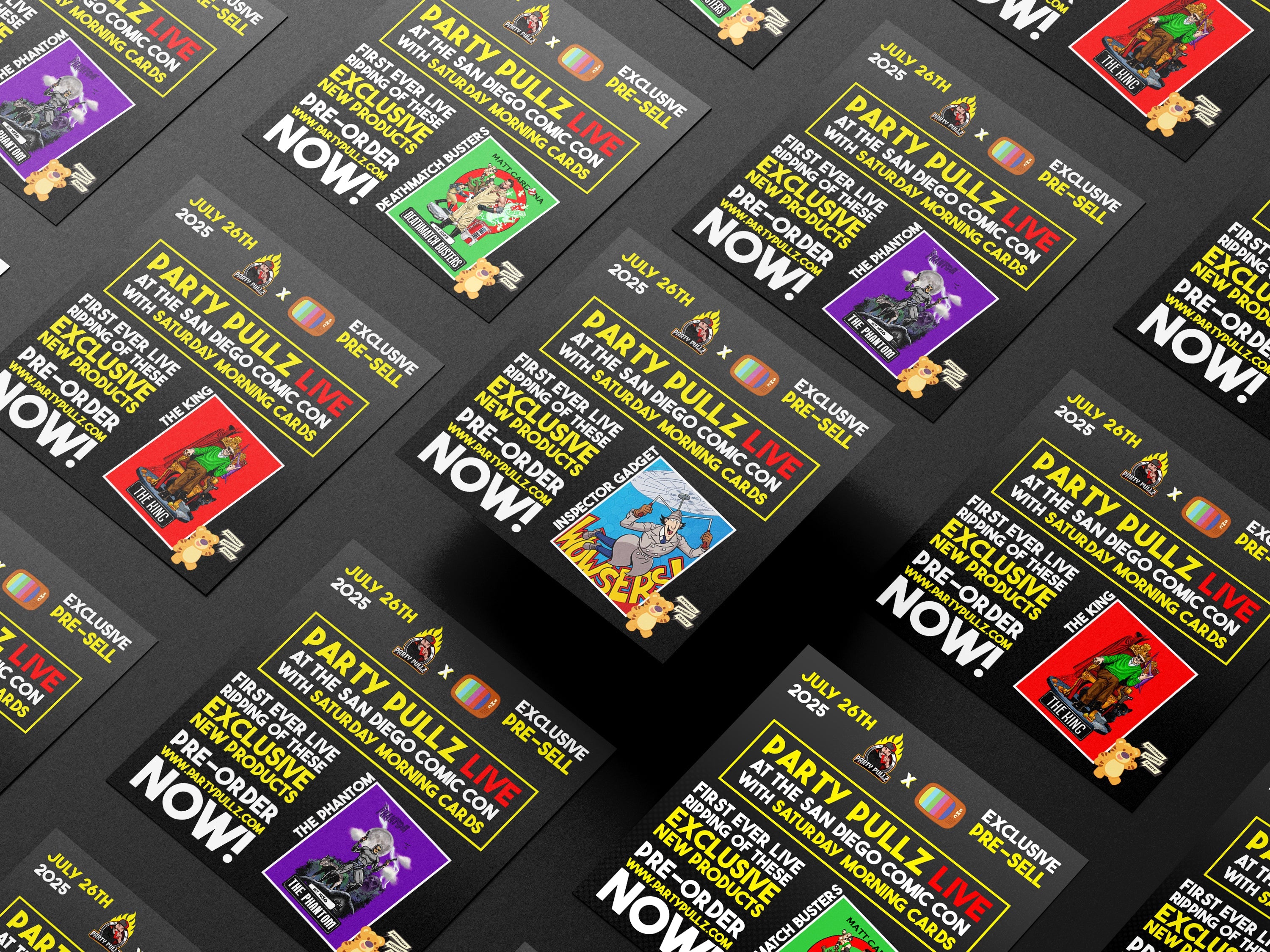 Saturday Morning Cards Boxes & Pre-Order – Party Pullz