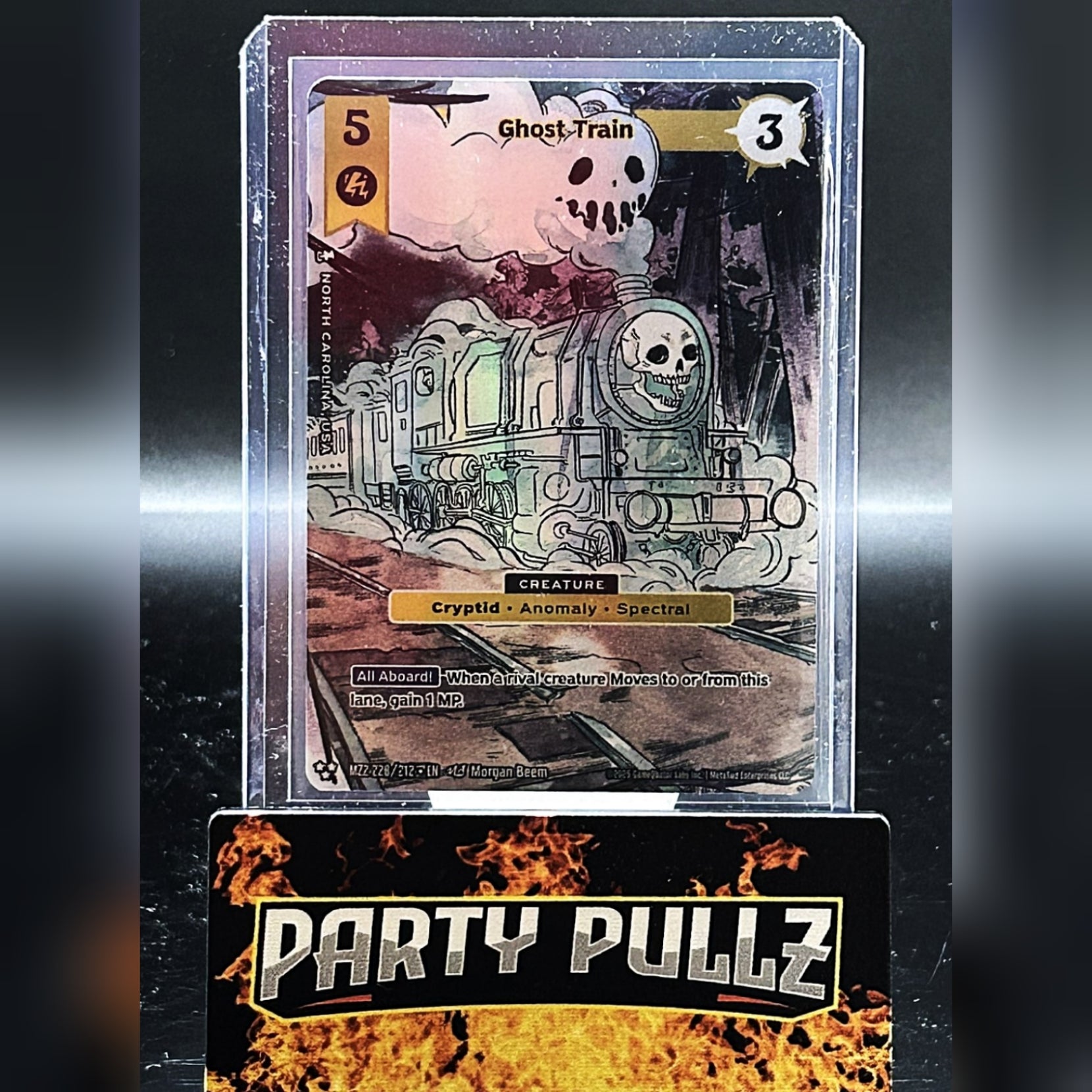 2025 MetaZoo TCG Torrential Tides Ghost Train MZ2 228/212 Alternate Ar ...