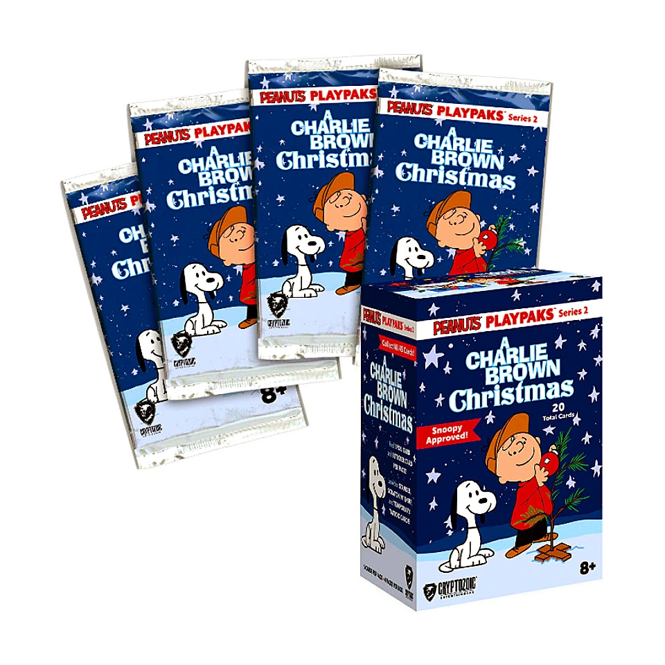 2025 Cryptozoic Peanuts Playpaks: A Charlie Brown Christmas 4 Pack Bla ...