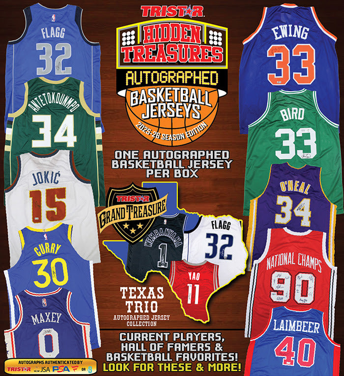 TRISTAR Hidden Treasures: Autographed Basketball Jerseys 2025-26 Editi ...